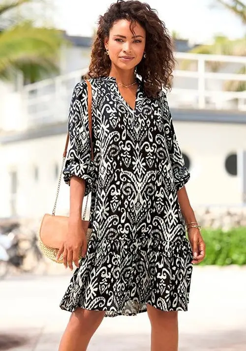 LASCANA Printed Tunic Dress