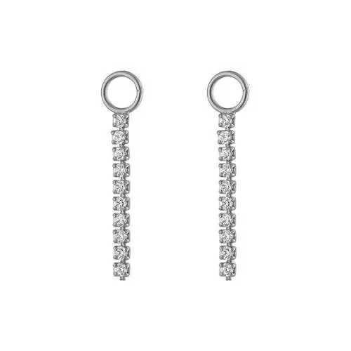 OUTOFOFFICE Multi Pavé Earring Charm - Silver