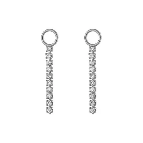 OUTOFOFFICE Multi Pavé Earring Charm - Silver
