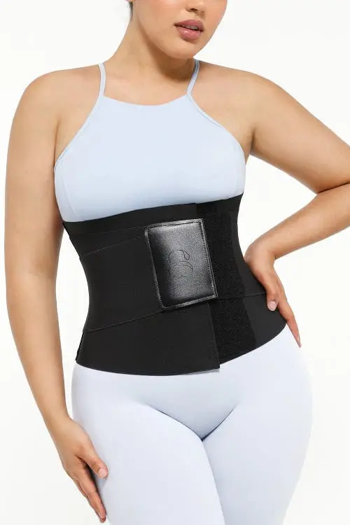 SHAPELLX Airslim Triple Compression Latex Waist Trainer - Black