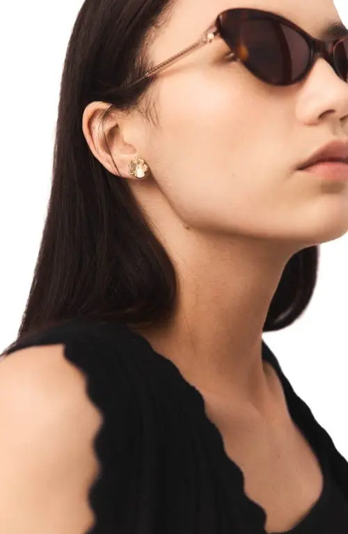 Maje Flower Stud Earrings
