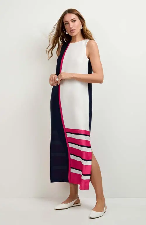 Trina Turk Moderna Color Block Dress - Multi