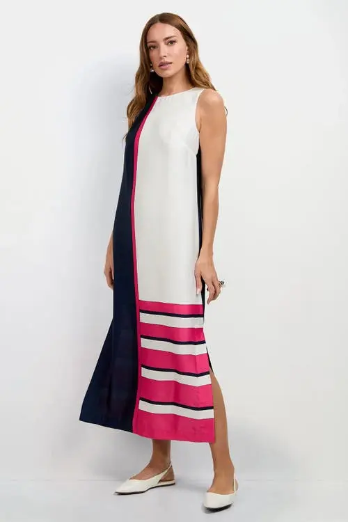 Trina Turk Moderna Color Block Dress