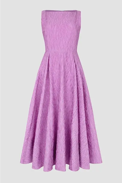 ROKSANDA Tera Cloque Textured Midi Dress - Blush
