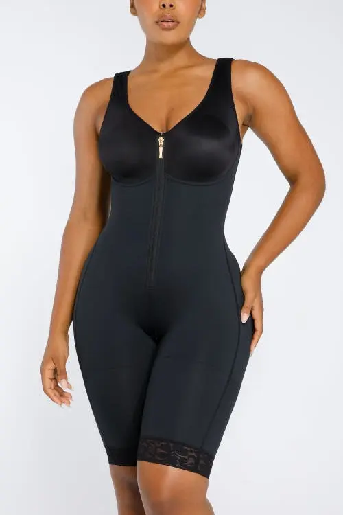 SHAPELLX Airslim Full Coverage Bodysuit - Black