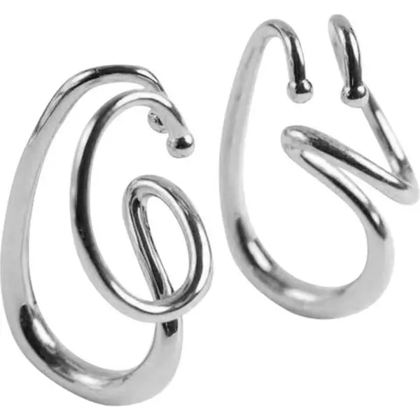 OUTOFOFFICE London Ear Cuff - Silver