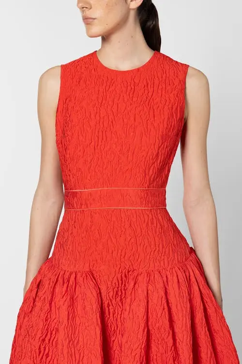 ROKSANDA Aya Cloque Midi Dress