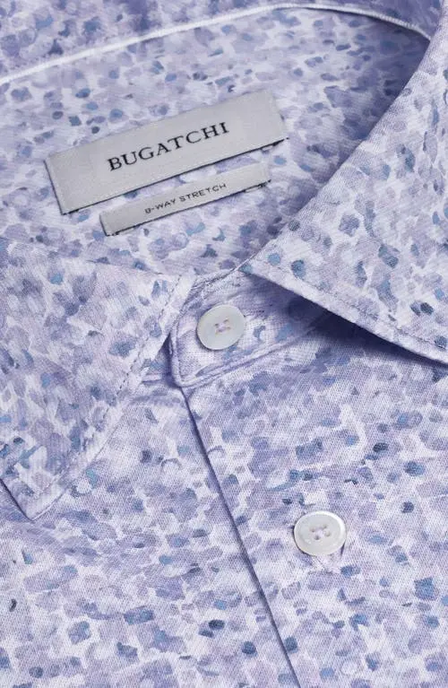 Bugatchi James Ooohcotton® Abstract Print Twill Button-up Shirt
