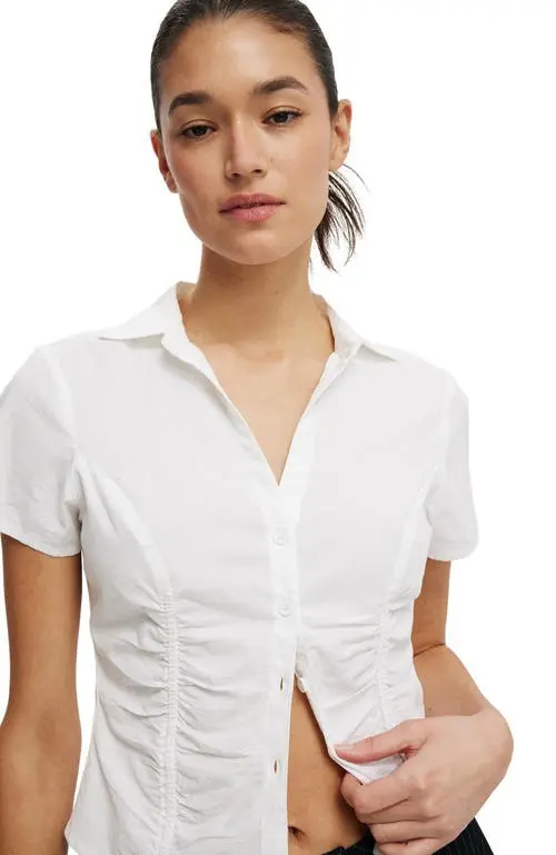 COTTON ON Maya Rouched Shirt