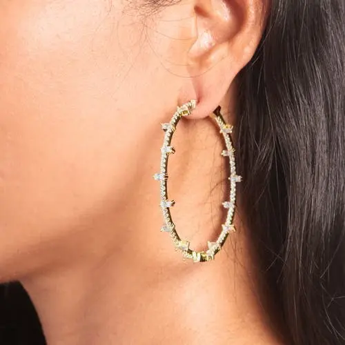 NICKKHO REY Jacob Hoop Earrings