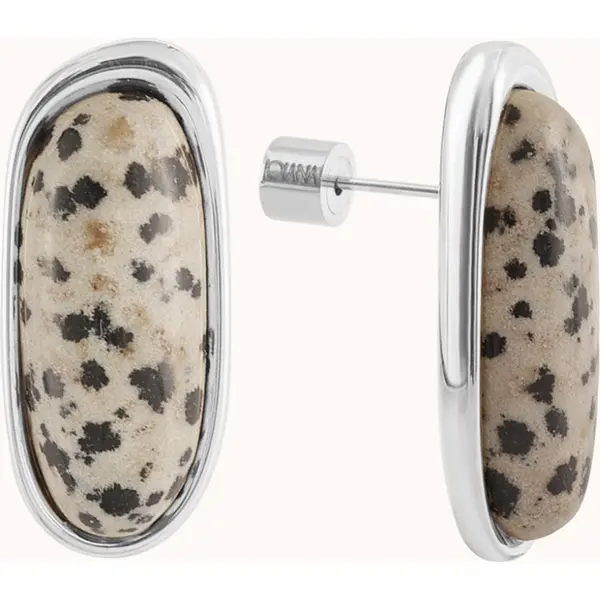 JOIANA JEWELRY Kaia Stone Earrings - Dune/silver