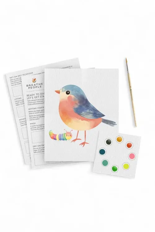 BREATHE PEOPLE Petite Artisan Watercolor Kit - Robin