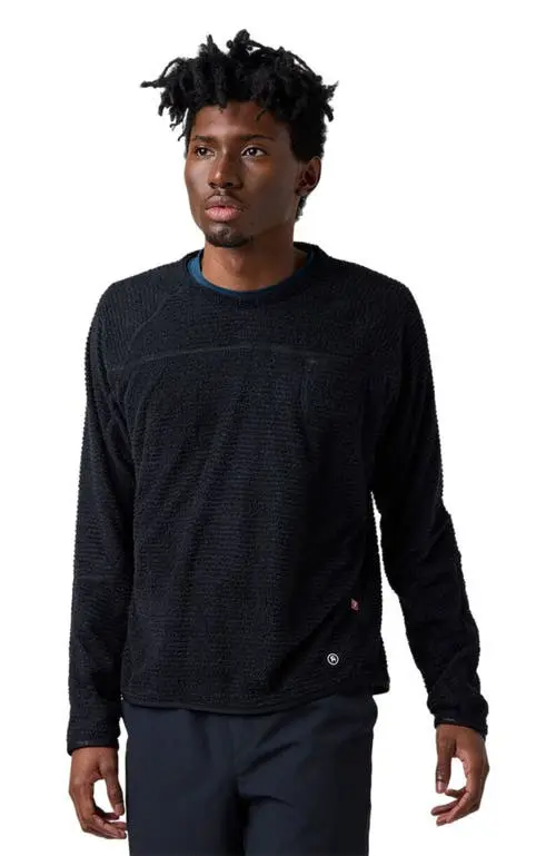BACKCOUNTRY Highliner Primaloft Air-perm Fleece Crew - Black