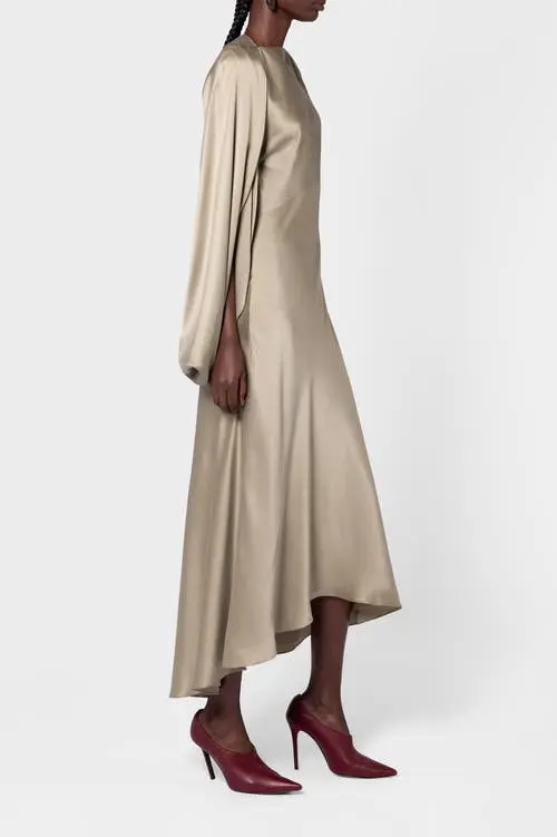 ROKSANDA Koda Brushed Silk Midi Dress