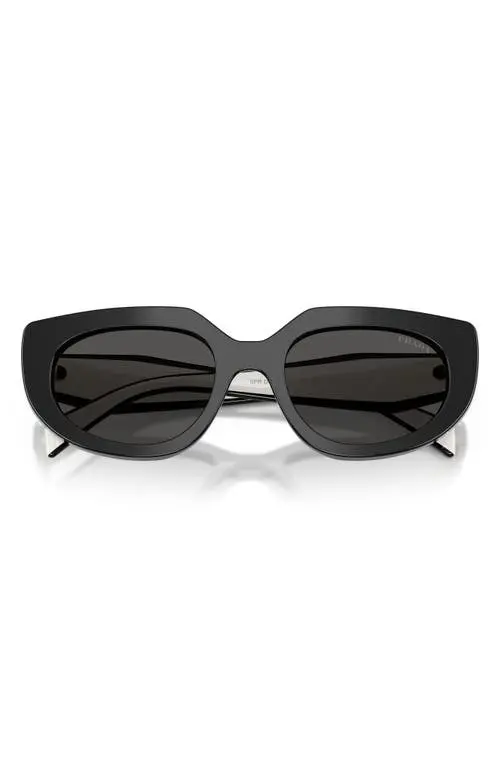 Prada 54mm Oval Sunglasses