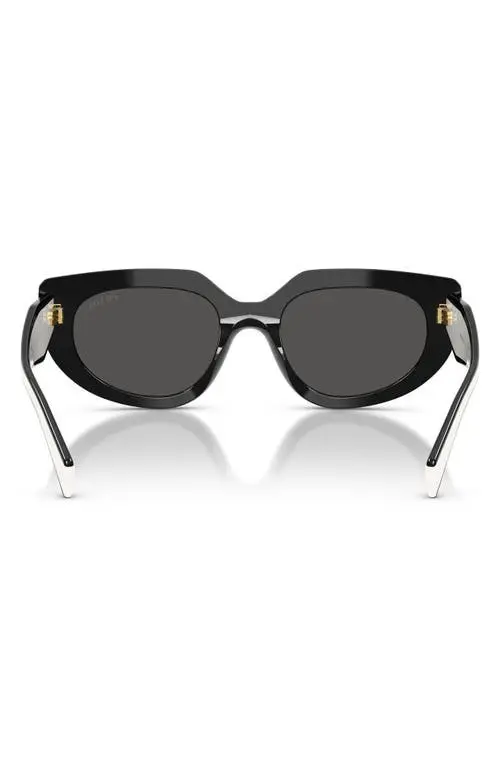 Prada 54mm Oval Sunglasses