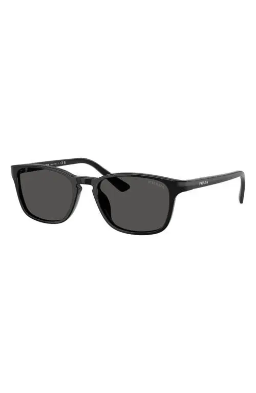 Prada 52mm Pillow Sunglasses - Black