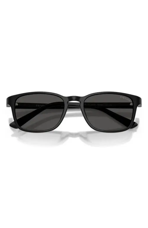 Prada 52mm Pillow Sunglasses - Black