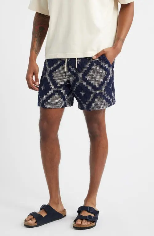 Oas Trastevere Porto Shorts - Dark Blue