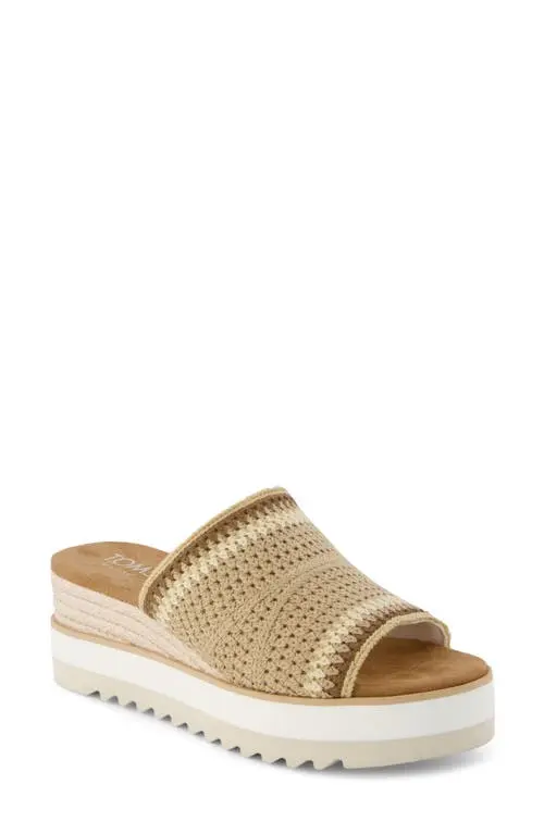Toms Platform Slide Sandal