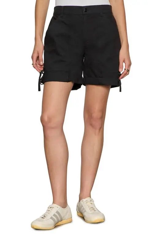 Sanctuary Stretch Cotton Shorts - Black