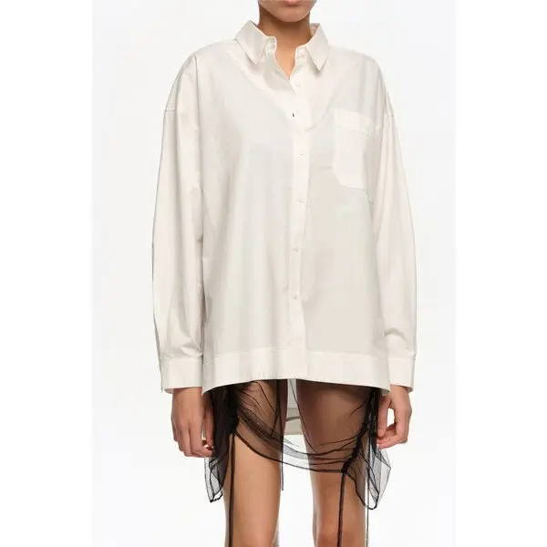 Bimba Y Lola Cotton Shirt - Ivory