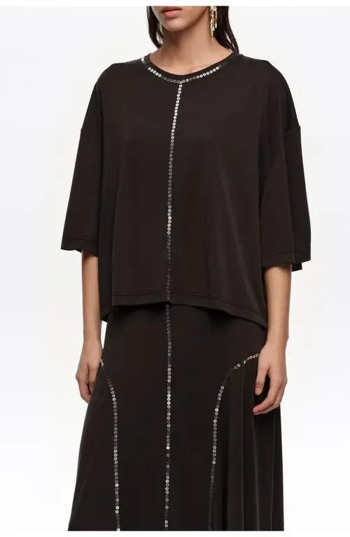 Bimba Y Lola Sequined T-shirt