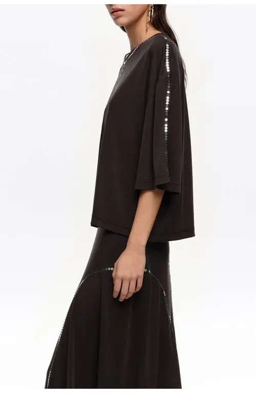 Bimba Y Lola Sequined T-shirt