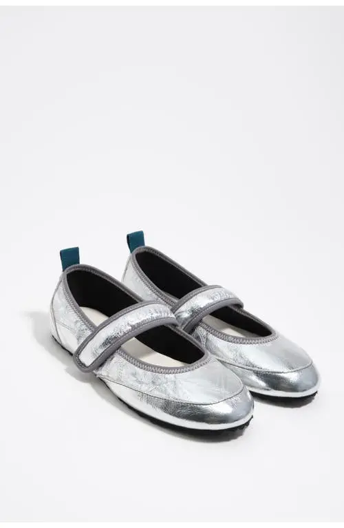 Bimba Y Lola Velcro Ballerina Sneaker - Silver