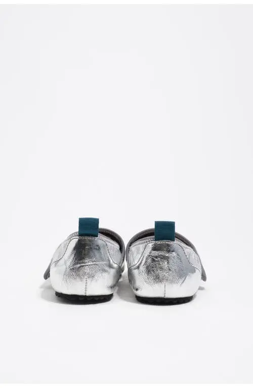 Bimba Y Lola Velcro Ballerina Sneaker - Silver