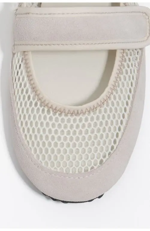 Bimba Y Lola Sporty Ballerina Sneakers With Suede And Mesh Construction