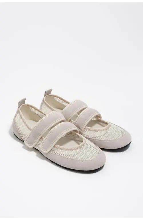 Bimba Y Lola Sporty Ballerina Sneakers With Suede And Mesh Construction