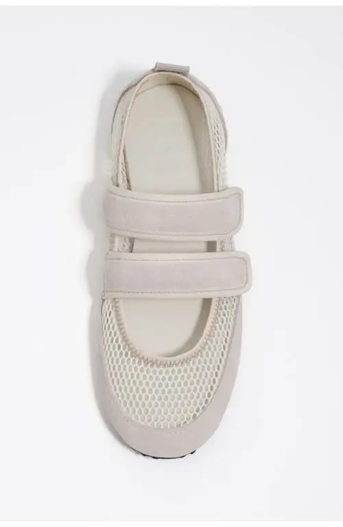 Bimba Y Lola Sporty Ballerina Sneakers With Suede And Mesh Construction
