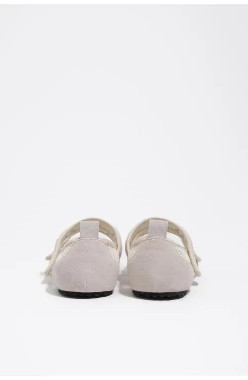 Bimba Y Lola Sporty Ballerina Sneakers With Suede And Mesh Construction