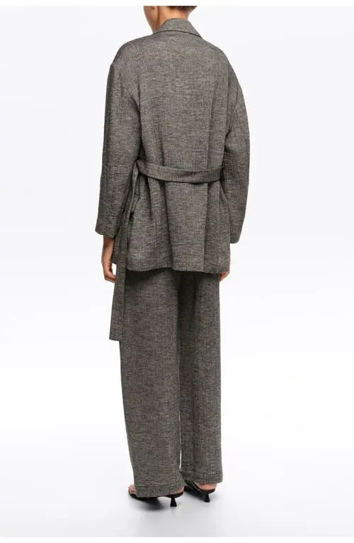 Bimba Y Lola Linen Tailored Jacket