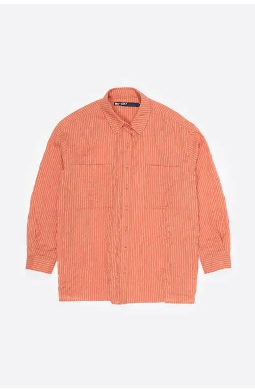 Bimba Y Lola Embossed Cotton Shirt