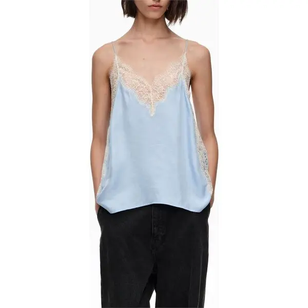 Bimba Y Lola Lace Trim Camisole Top