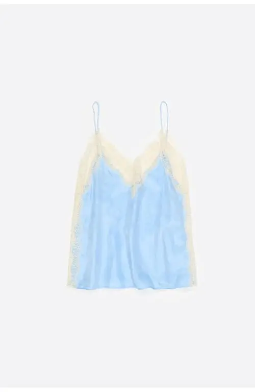 Bimba Y Lola Lace Trim Camisole Top