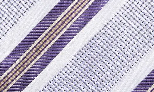 Canali Diagonal Stripe Silk Tie