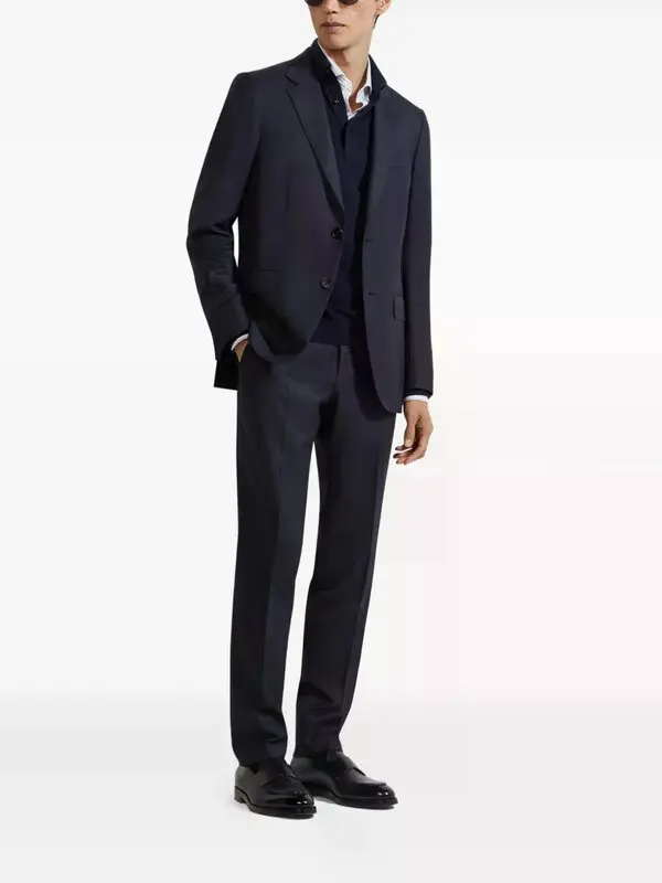 Zegna Striped Cotton Shirt - White