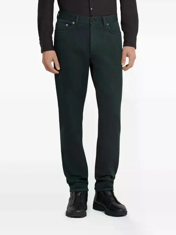 Zegna Délavé Roccia Straight Leg Jeans