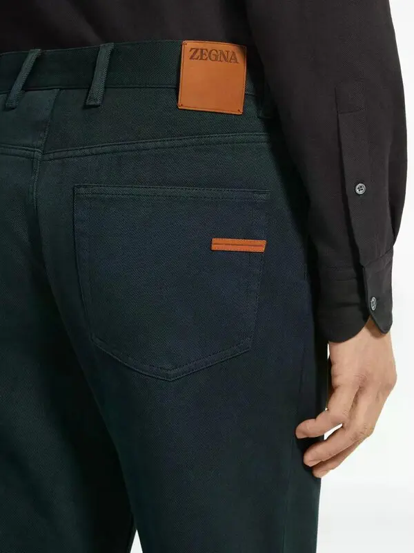 Zegna Délavé Roccia Straight Leg Jeans