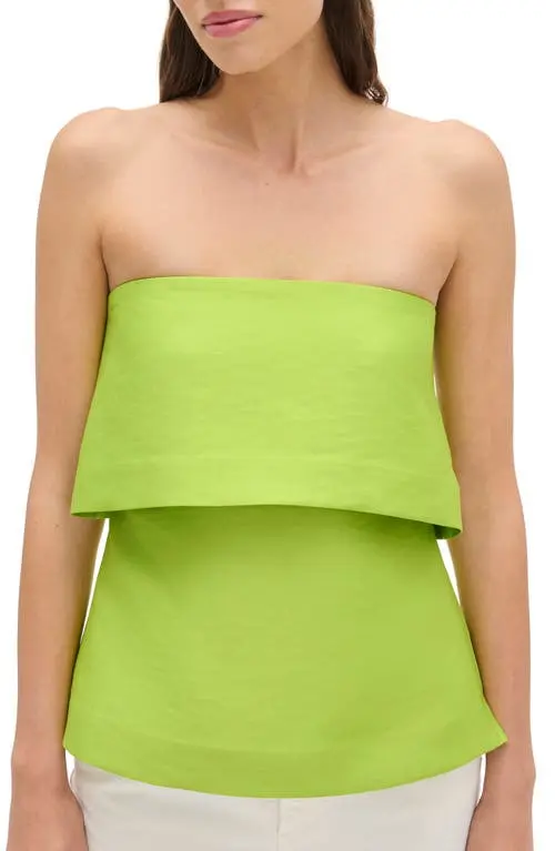 ALIGNE Felix Popover Strapless Top - Lime