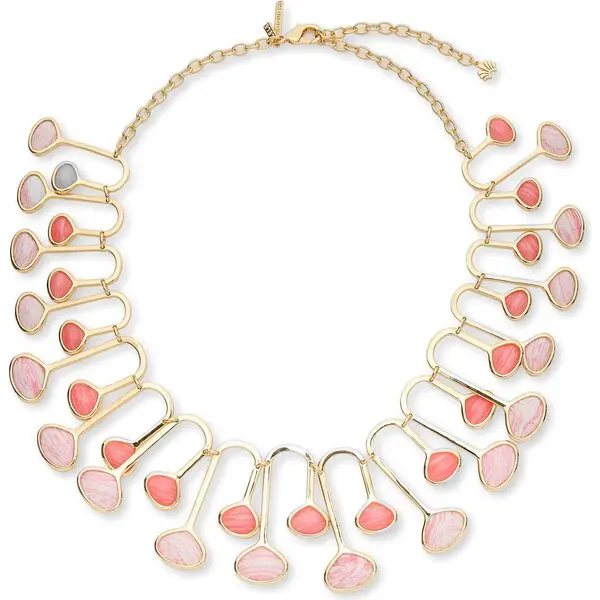 Lele Sadoughi Flamingo Collar Necklace - Coral/pink