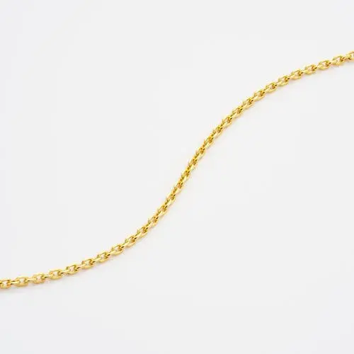 7879 Wide Diamond Cut Cable Chain Bracelet