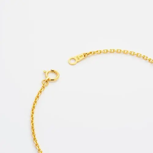 7879 Wide Diamond Cut Cable Chain Bracelet