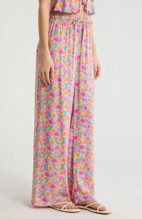 Rip Curl Printed Wide-leg Pants
