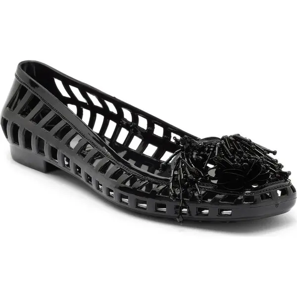 Jeffrey Campbell Danceteria Flat - Black Combo