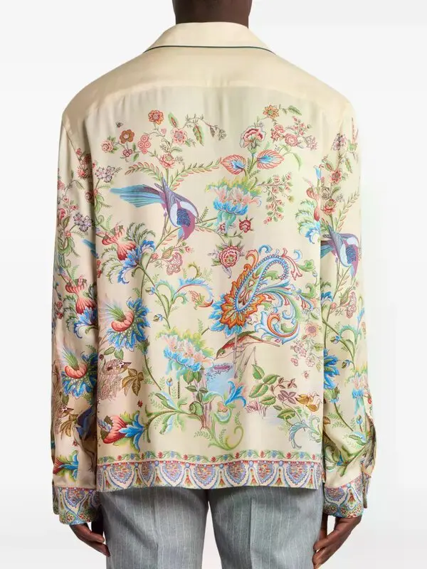 Etro Twill Bowling Shirt