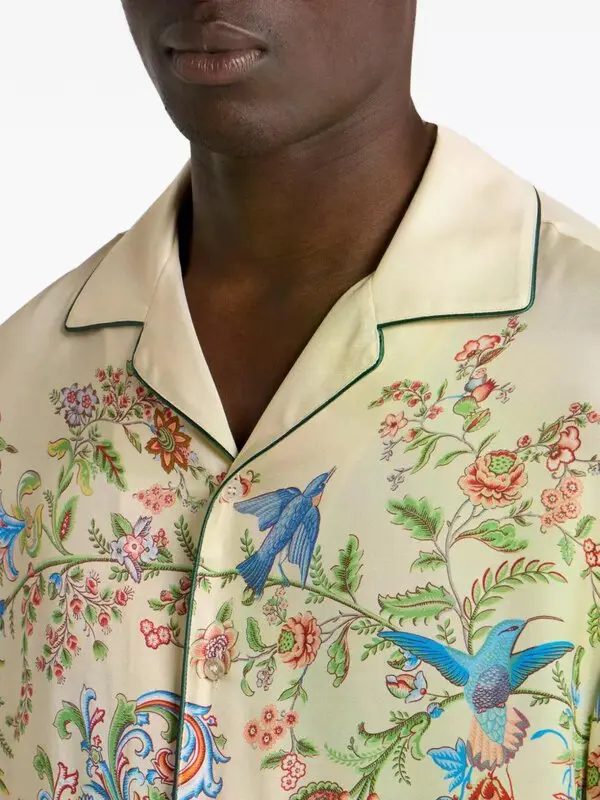 Etro Twill Bowling Shirt